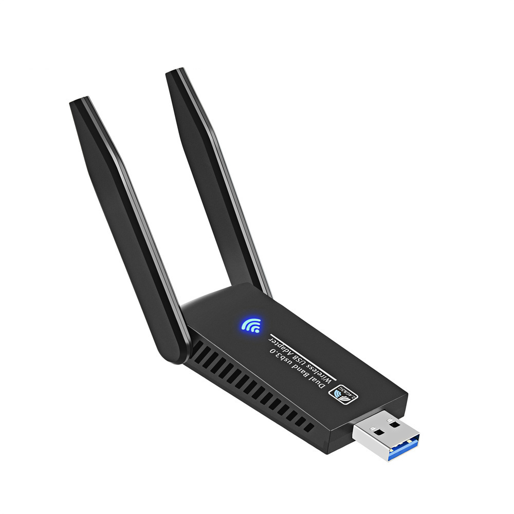 Placa De Rede 5400Mbps WiFi6E USB 3.0 Adaptador Wifi Tri-Band 2.4G 5G 6G Dongle Receptor Para ...