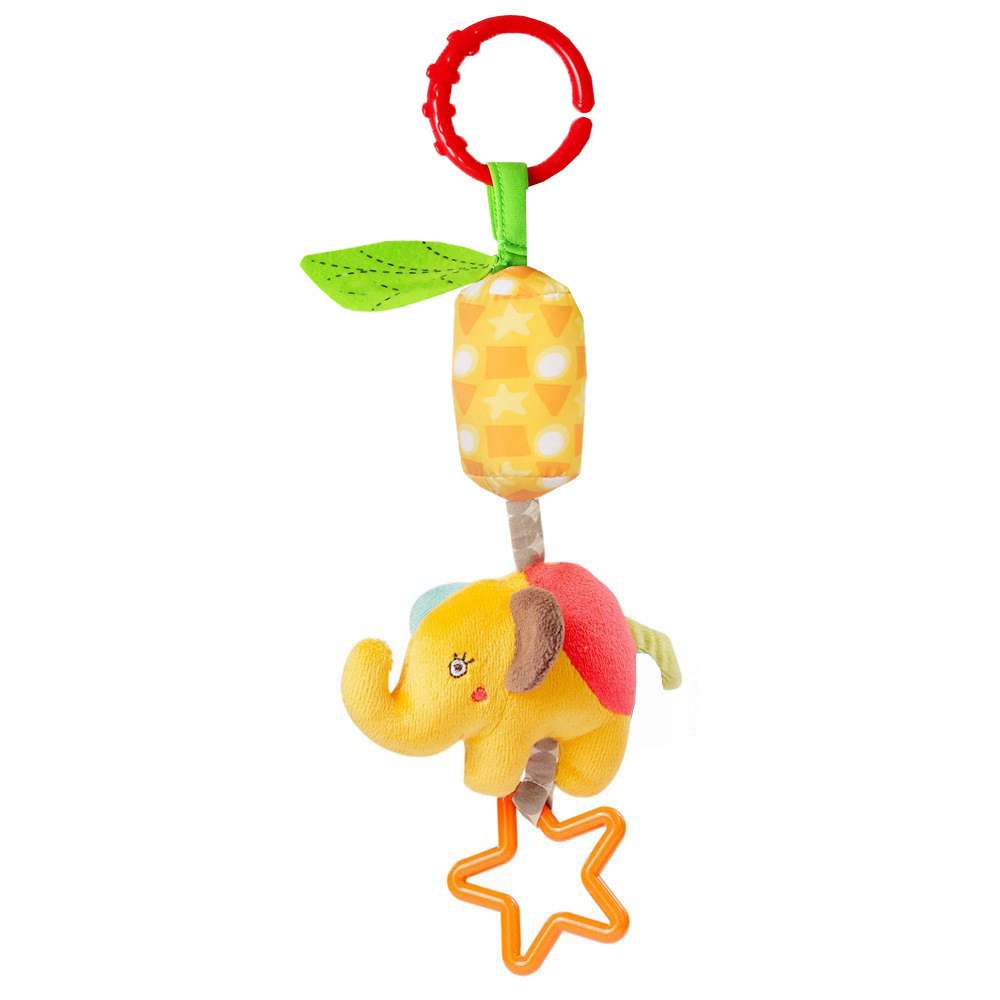 Baby Rattle Toy Criby de brinquedo em forma de Animal Rattle Bell Criby ...