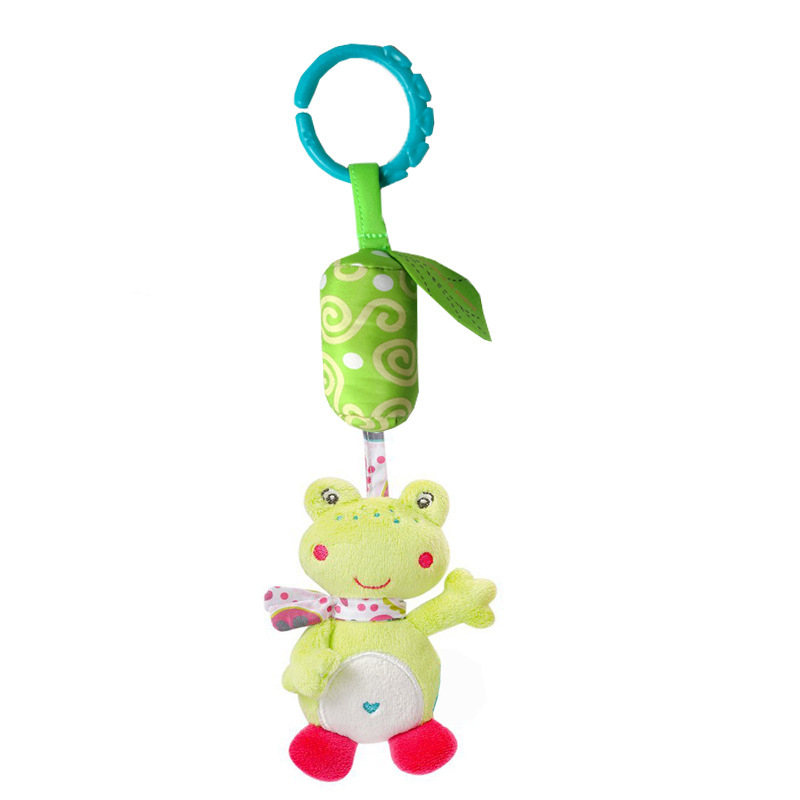 Baby Rattle Toy Criby de brinquedo em forma de Animal Rattle Bell Criby ...