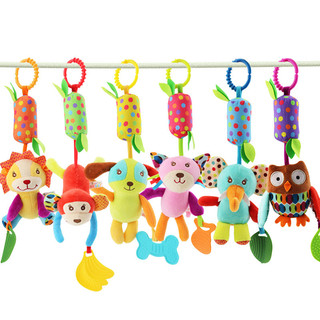 Baby Rattle Toy Criby de brinquedo em forma de Animal Rattle Bell Criby ...