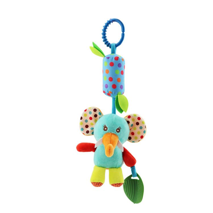 Baby Rattle Toy Criby de brinquedo em forma de Animal Rattle Bell Criby ...