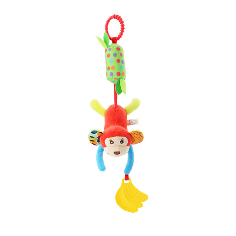 Baby Rattle Toy Criby de brinquedo em forma de Animal Rattle Bell Criby ...
