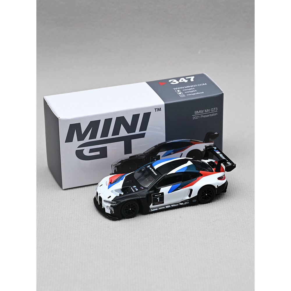 Mini GT BMW M4 GT3 2021 Apresentação 347 Diecast Modelo Coleção Carro ...