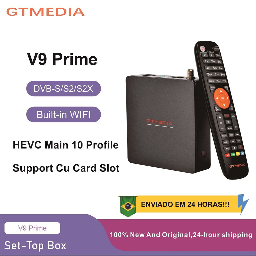 gtmedia v9 Receptor De Satélite prime mars , DVB-S/s2/s2x hevc ...