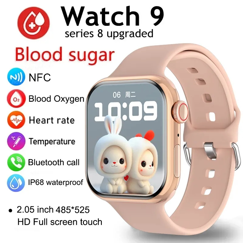 Smartwatch Relógio Inteligente Feminino Apple 9 Bluetooth Chama A ...