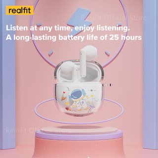 Realfit F1 Fone De Ouvido Bluetooth Com Mini Sem Fio Microfone | Shopee ...