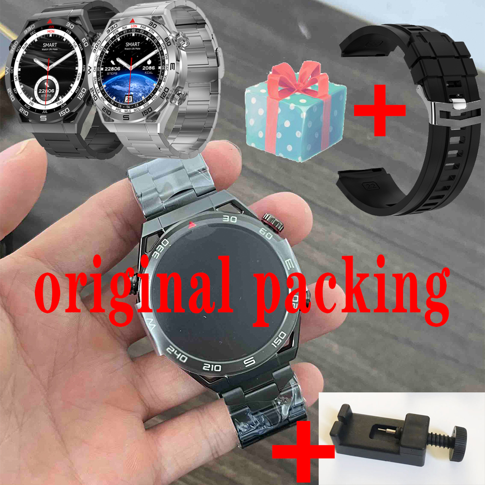 2023 Novo NFC ECG + PPG Bluetooth Chamada Smartwatch GPS Tracker Motion Bracelet Fitness Para ...