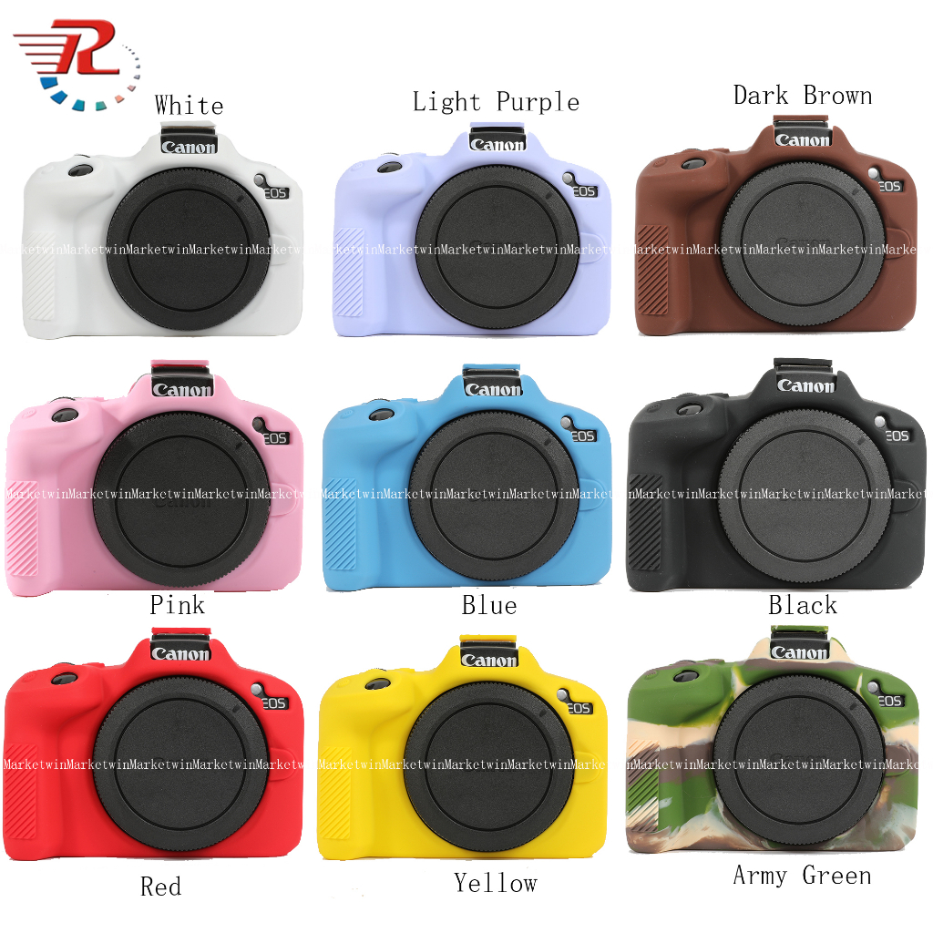 Capa De Borracha Macia De Silicone Para Câmera Canon EOS R50 | Shopee Brasil