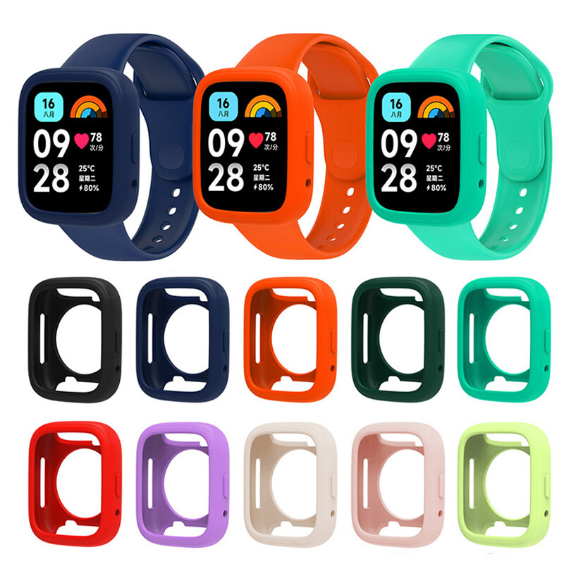 Capa De Silicone Para O Relógio Xiaomi Redmi Watch 3 Active ...