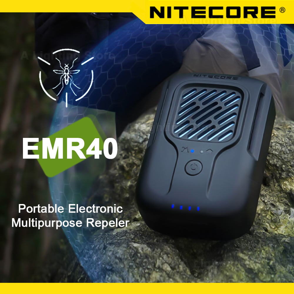NITECORE EMR40 Repelidor De Mosquitos Portátil USB-C Recarregável ...