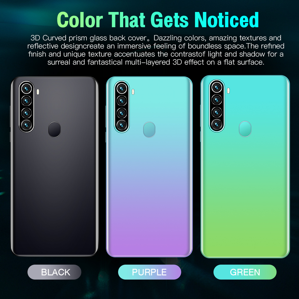 Celular Telefone note80 De 6 Polegadas 8GB RAM 128GB ROM Celular Barato ...