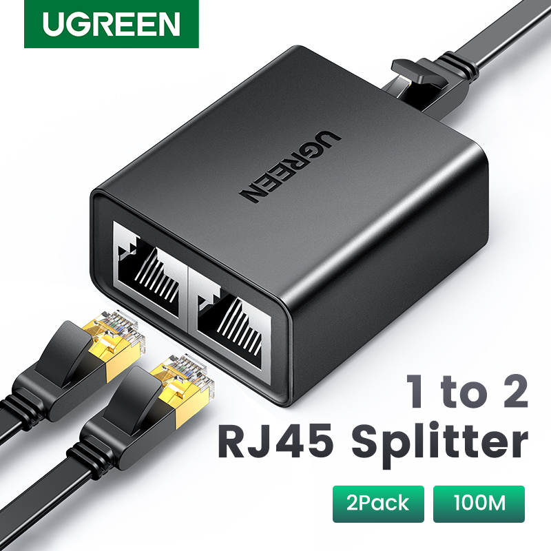 UGREEN RJ45 Splitter 1 A 2 Adaptador Ethernet De Cabo De Rede Internet ...