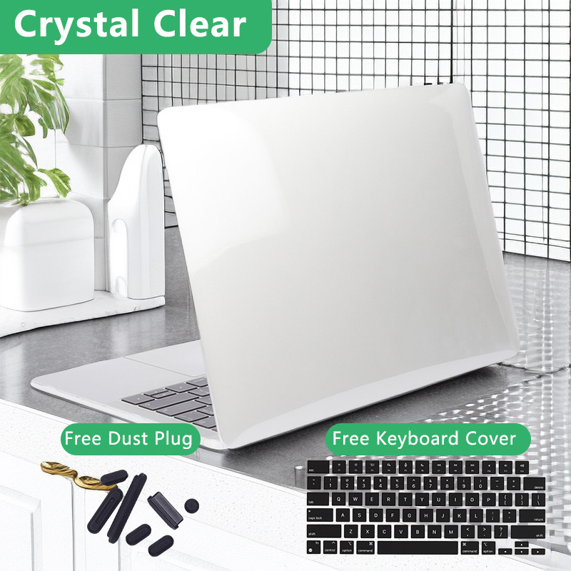 Fosco Duro Transparente Borda Macia Capa 2021 2024 Para Macbook air M3 ...