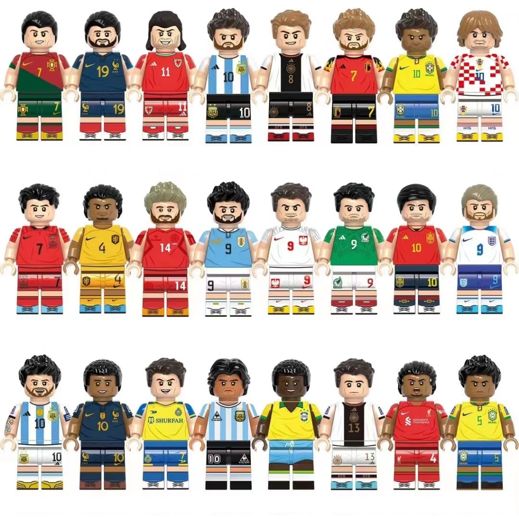 CR7 Cristiano Ronaldo Football Star Mini Building Block Figuras Para ...