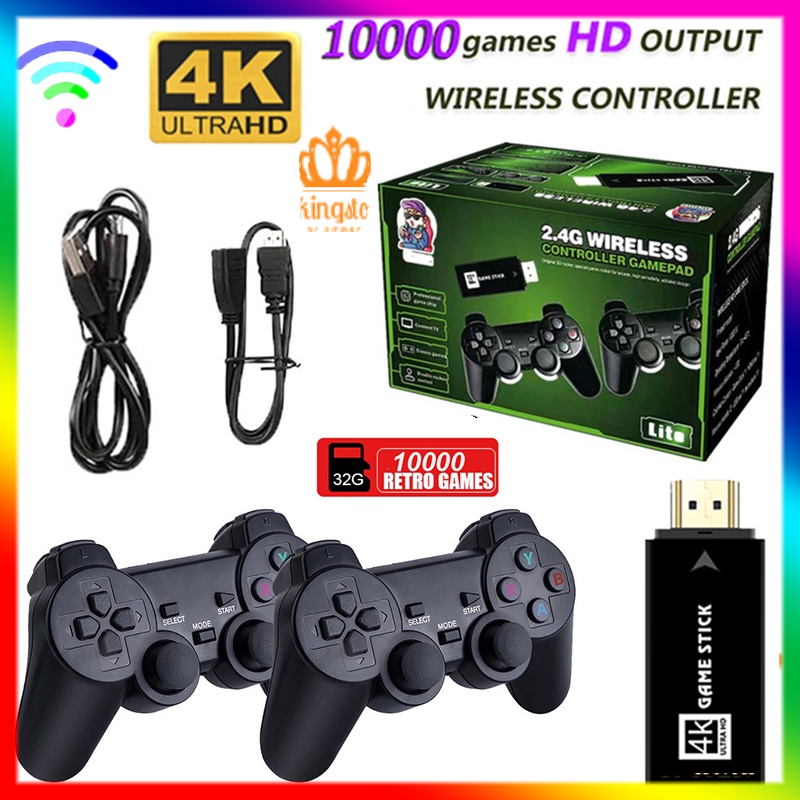U8 Game Stick 4K 10000 Jogos Clássico Retro Console De Vídeo HD Plug ...
