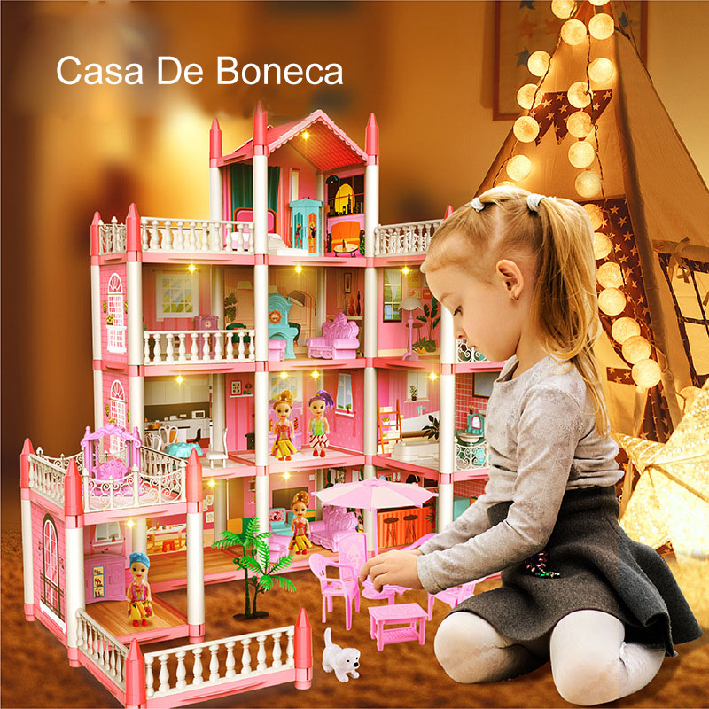 Barbie Paradise Luzes LED Casa da Boneca Barbie Luminosa Casa da Boneca ...