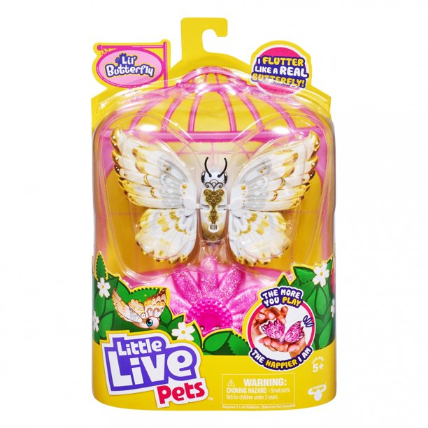 Little Live Pets Lil' Butterfly - like a Real Butterfly - Angelic Wings ...