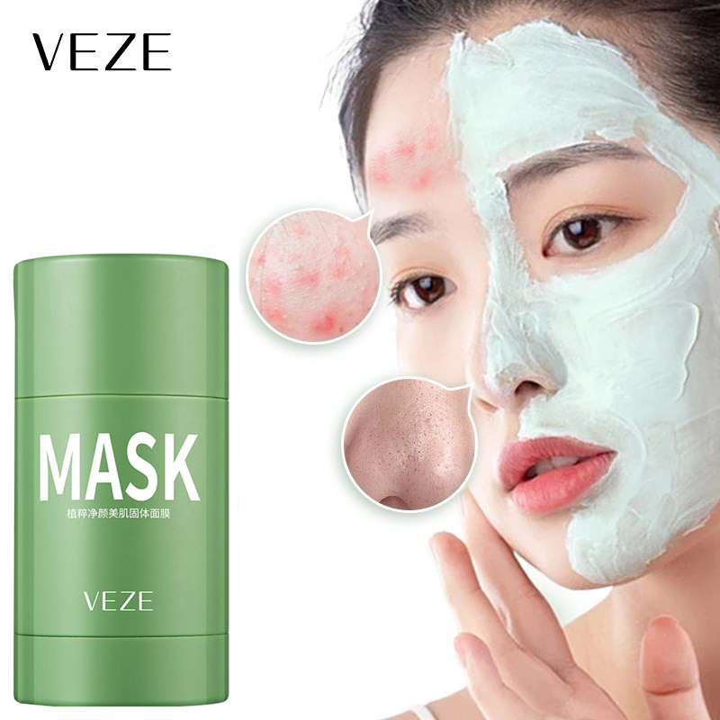 Máscara Verde Veze Stick Removedor De Cravos Limpeza Profunda Reduzir ...