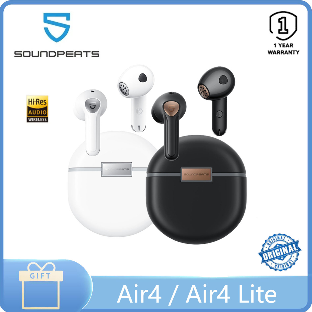 SoundPEATS Air4/Air4 Lite Fones De Ouvido Sem Fio Bluetooth BT5.3 Chamada Clara LDAC De Alta ...
