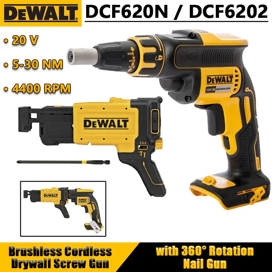 DEWALT DCF620N + DCF6202 18V XR Pistola De Parafuso Para Drywall Sem ...