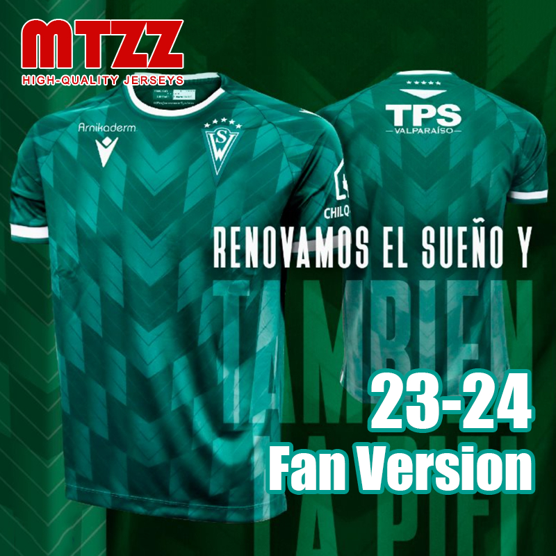 Camiseta De Futebol MTZZ 23-24 De Chile Wanderers Longe De Casa Terceiro Uniforme Masculino ...