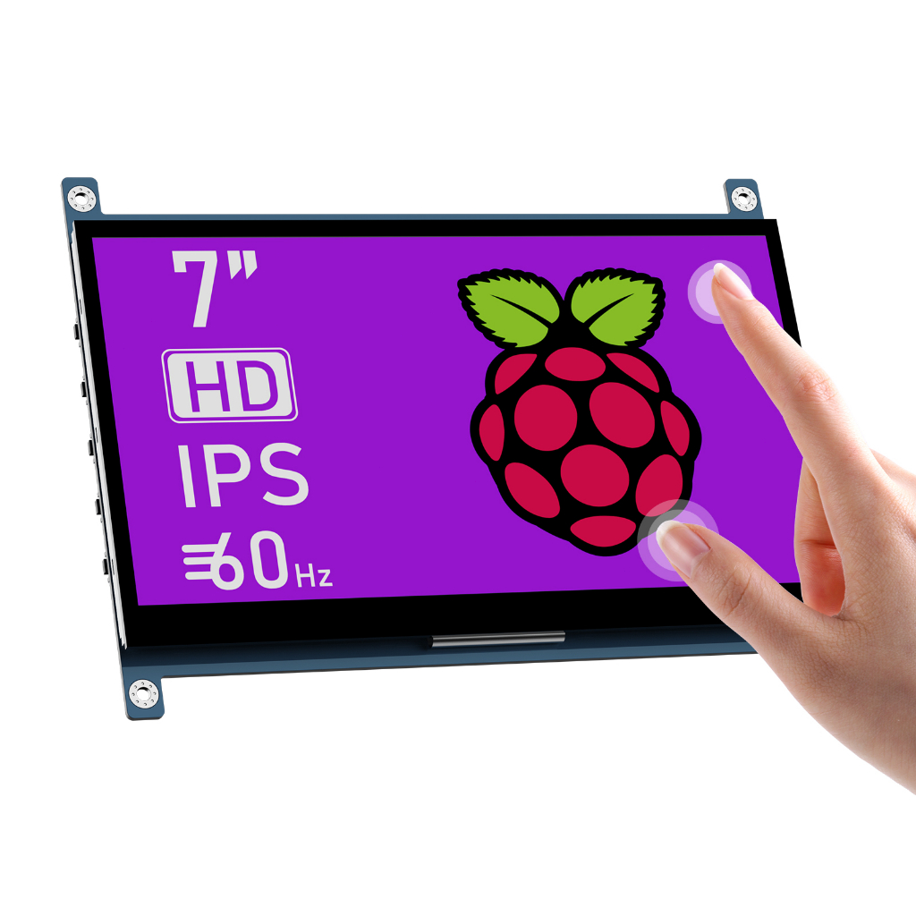 7 Polegada Painel De Tela Toque IPS raspberry Display LCD DIY Monitor ...