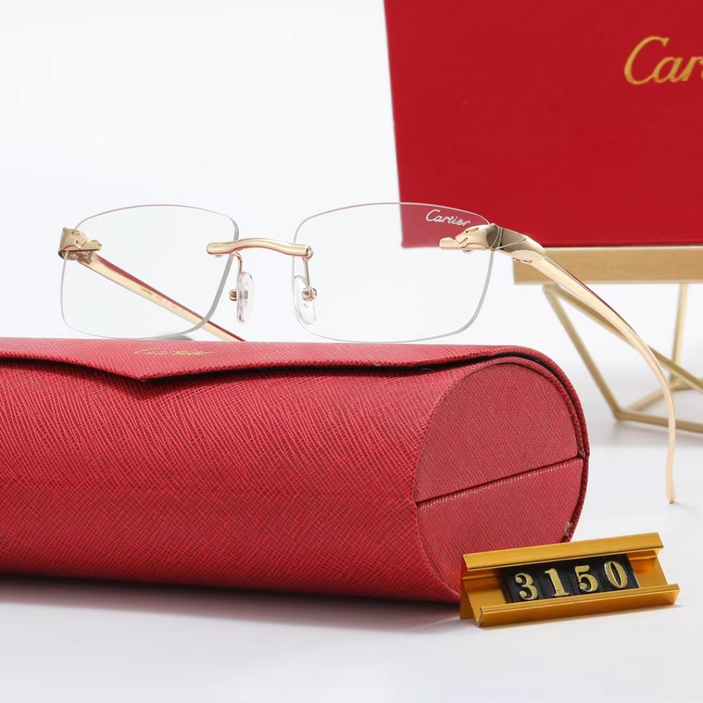 Cartier 2024 Eyewear Essential UV400 Para Pessoas De Elite | Shopee Brasil