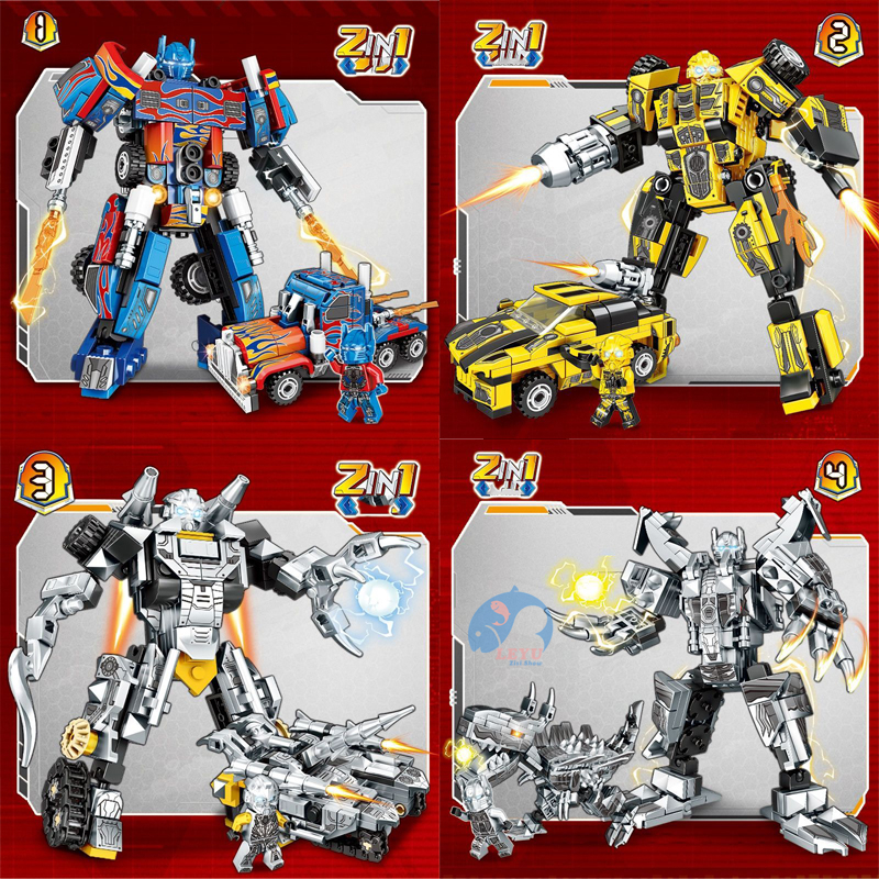 Transformadores Construindo Brinquedos Autobots Mech Optimus Prime ...