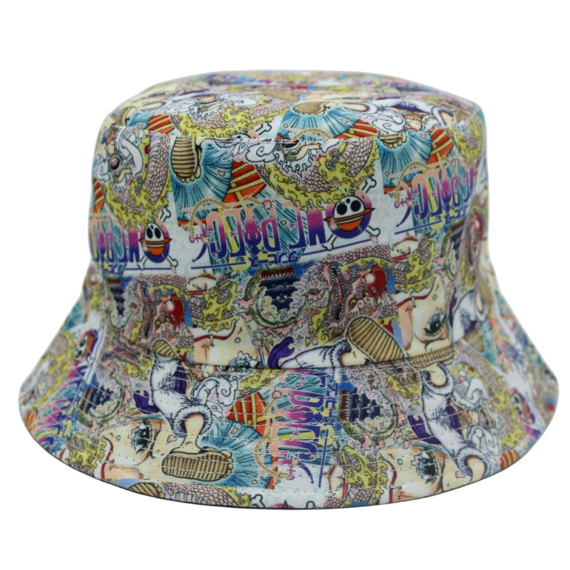Novo Chapéu De Pescador Anime One Piece Impresso Rei Do Mar Lufei ...