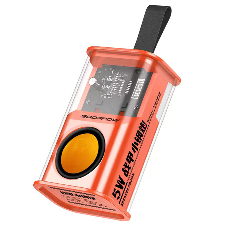 Alto-Falante mecha Transparente Sem Fio bluetooth Portátil Pequeno ...