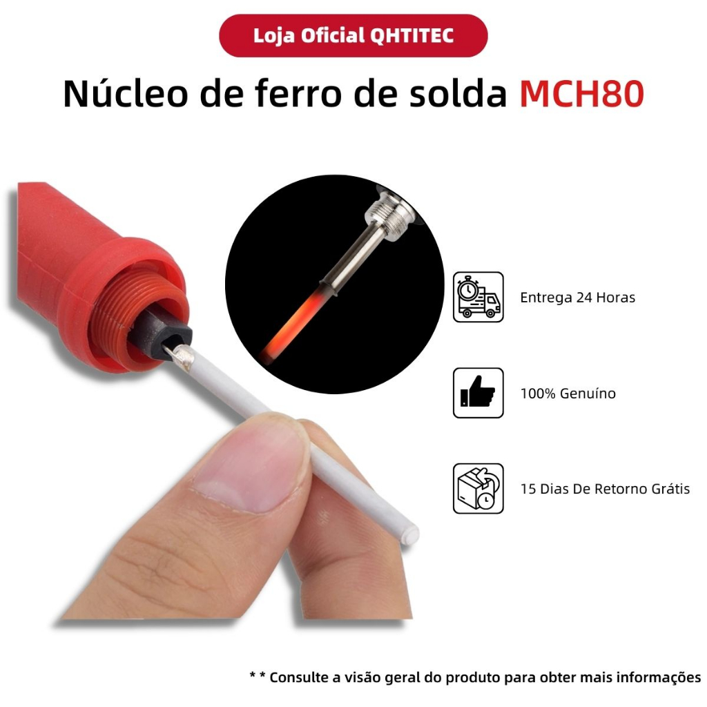 JCD 110/220V 80W Aquecimento Elétrico Aquecedor De Ferro Cerâmico ...