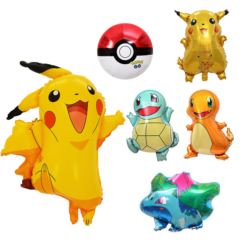 Tema Pokemon Pikachu Psyduck Squirtle Charmander Balloon Baby Shower ...