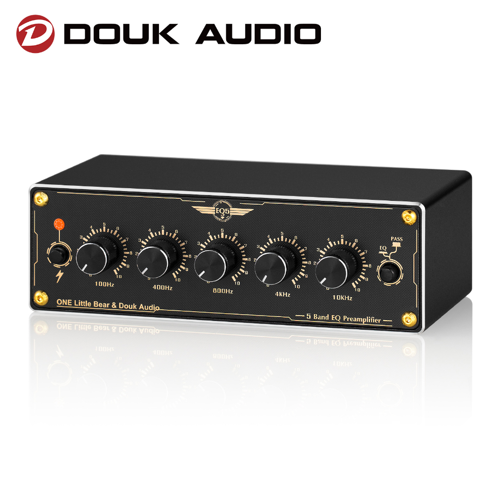 Douk Audio EQ5 Mini Equalizador De Pré-Amplificador EQ De 5 Bandas ...