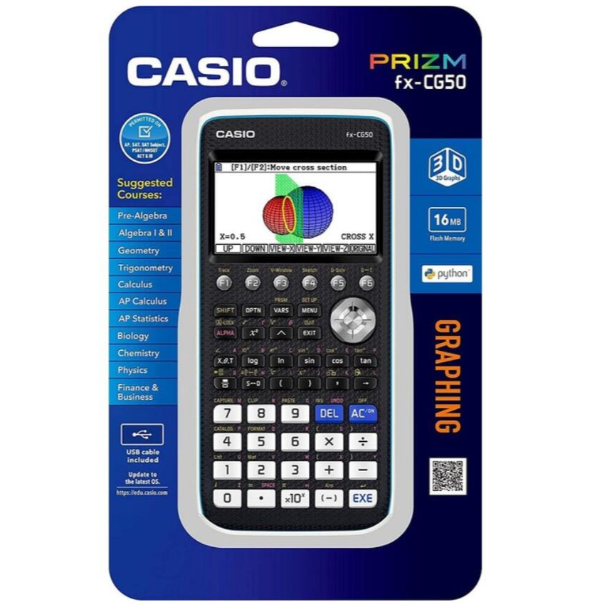 Casio Prizm FX-CG50 Calculadora Gráfica Colorida | Shopee Brasil
