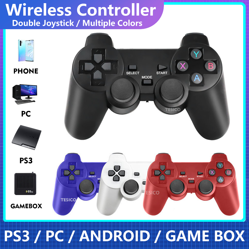 Controlador Sem Fio gamepad Com USB De Jogos TV De Computador joystick ...