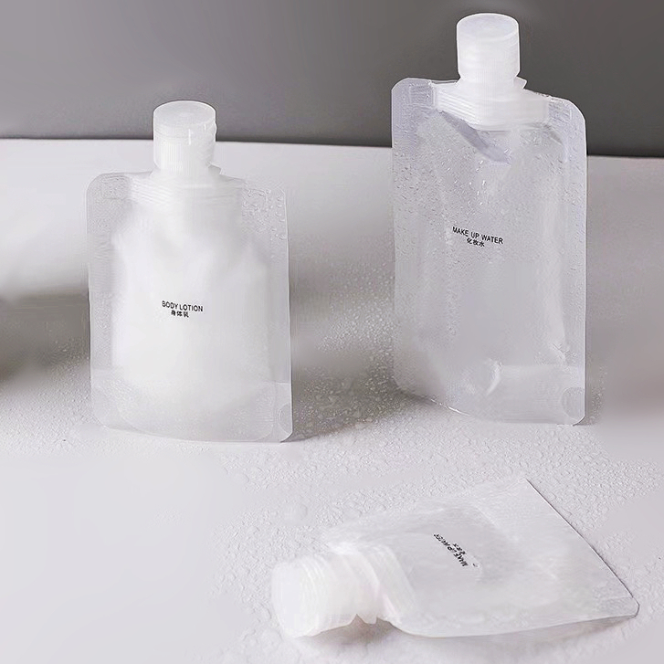50ML/100ML Saco De Viagem Loção Cosmética Gel De Banho Shampoo Portátil ...