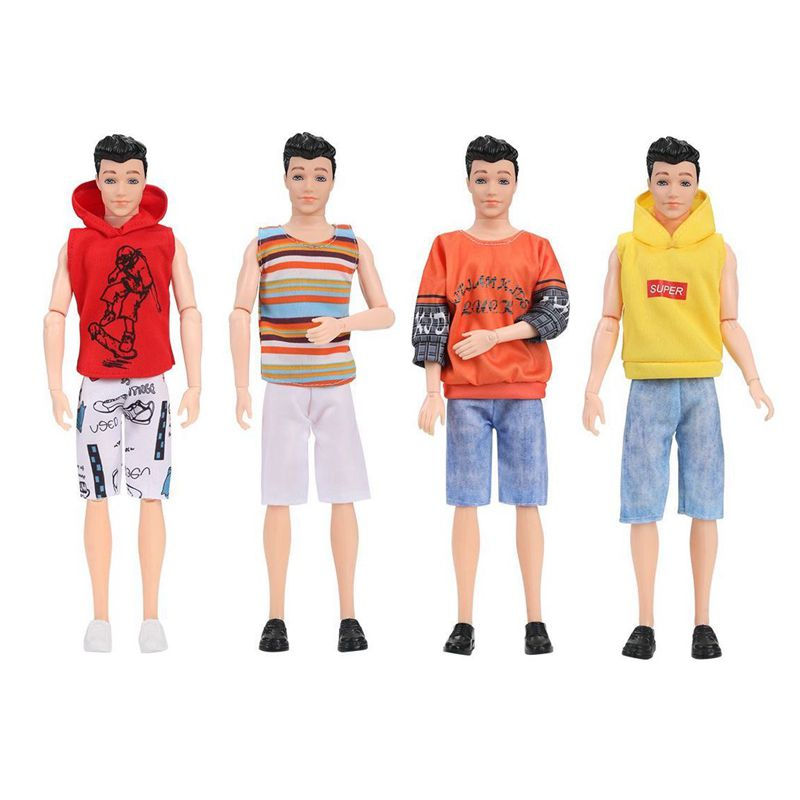 6 Estilo/Roupas De Lote Para Ken Doll 30 cm Roupa De Boneca Acessórios ...