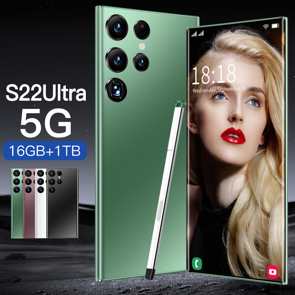 Celular 《 Brand New 》 Galaxy S22 Ultra 5G 256GB/512GB Snapdragon 8 Gen 2 120Hz AMOLED 2X Display ...