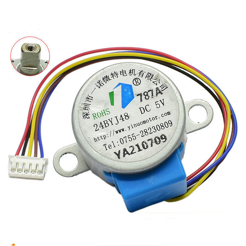 24byj48 Monitor de câmera sem fio PTZ Motor 4 fases 5 fios DC 5V Motor ...
