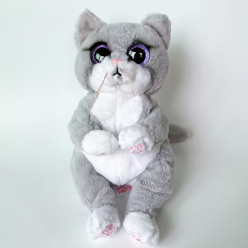 Ty Beanie Baby Bellies-MORGAN O Gato 6 " 15cm Pelúcia De Natal De ...