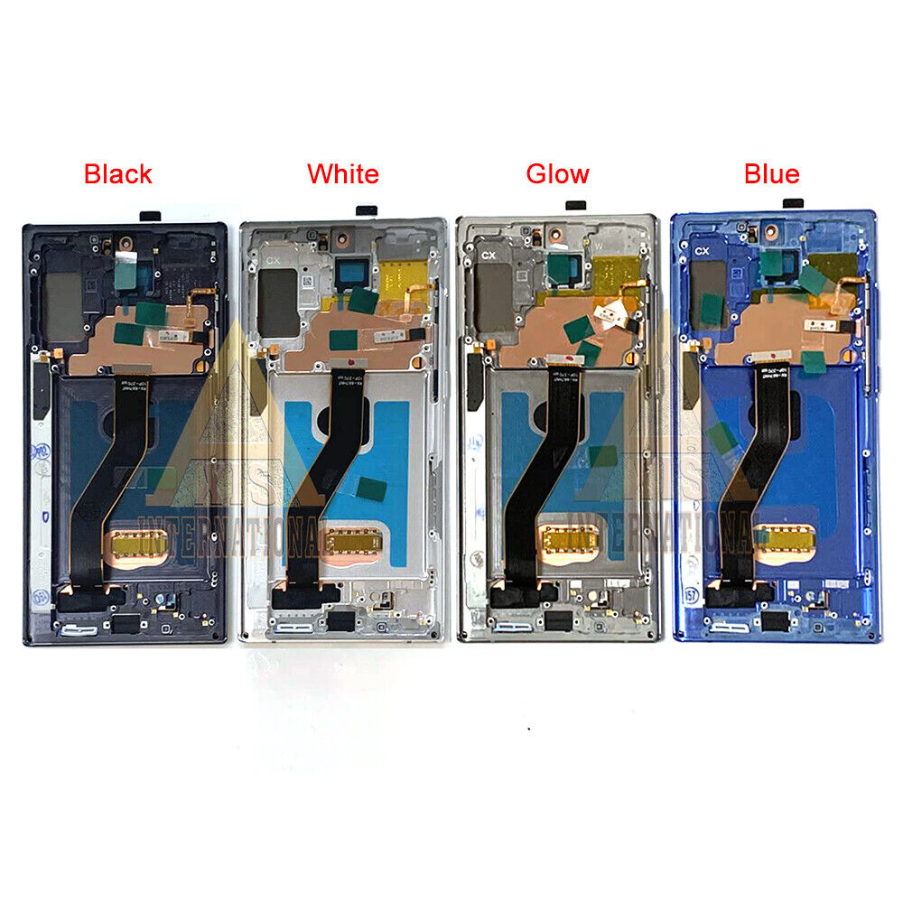 OLED Para Samsung Galaxy Note10 + 4G Tela LCD Frame + Touch Painel Digitalizador Note 10 + 5G ...