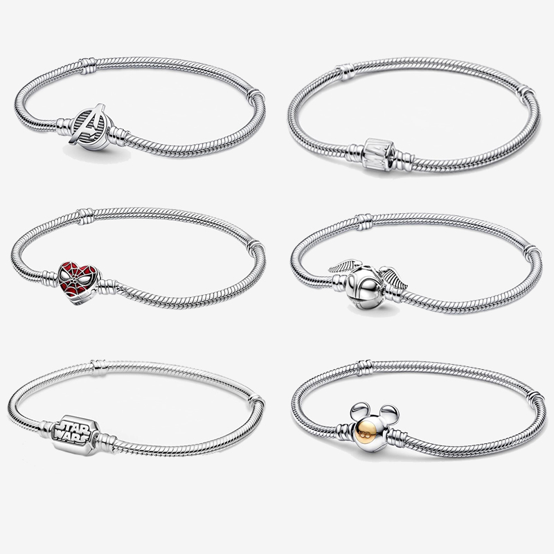 Galvanoplastia 925 Prata KUDORA Bracelete KUDORA - Adequado para Cadeia ...