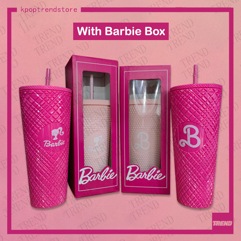 Copo Barbie Bling Cold Cup Acrílico Pink Tumbler Barbies Movie Water ...