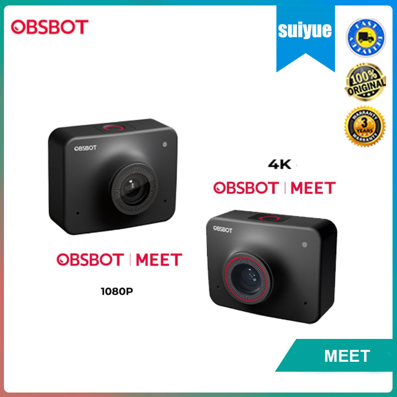 OBSBOT Meet 4K Webcam 4K Ultra HD AI-Powered Câmera De Vídeo ...