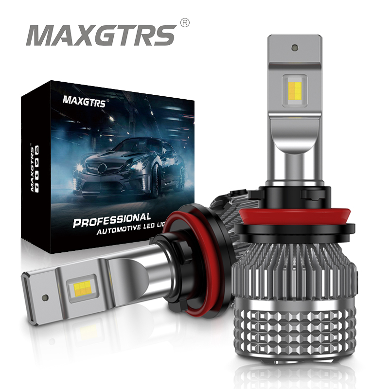 MAXGTRS 2x Lâmpada De Teto LED Para Carro Nevoeiro H1 H4 H7 H8/H9/H11 9005 HB3 9006 HB4 9012 ...