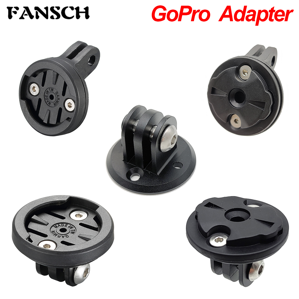 Adequado para GARMIN GARMIN GARMIN Suporte de luz traseira GoPro Adaptador de câmera esportiva ...