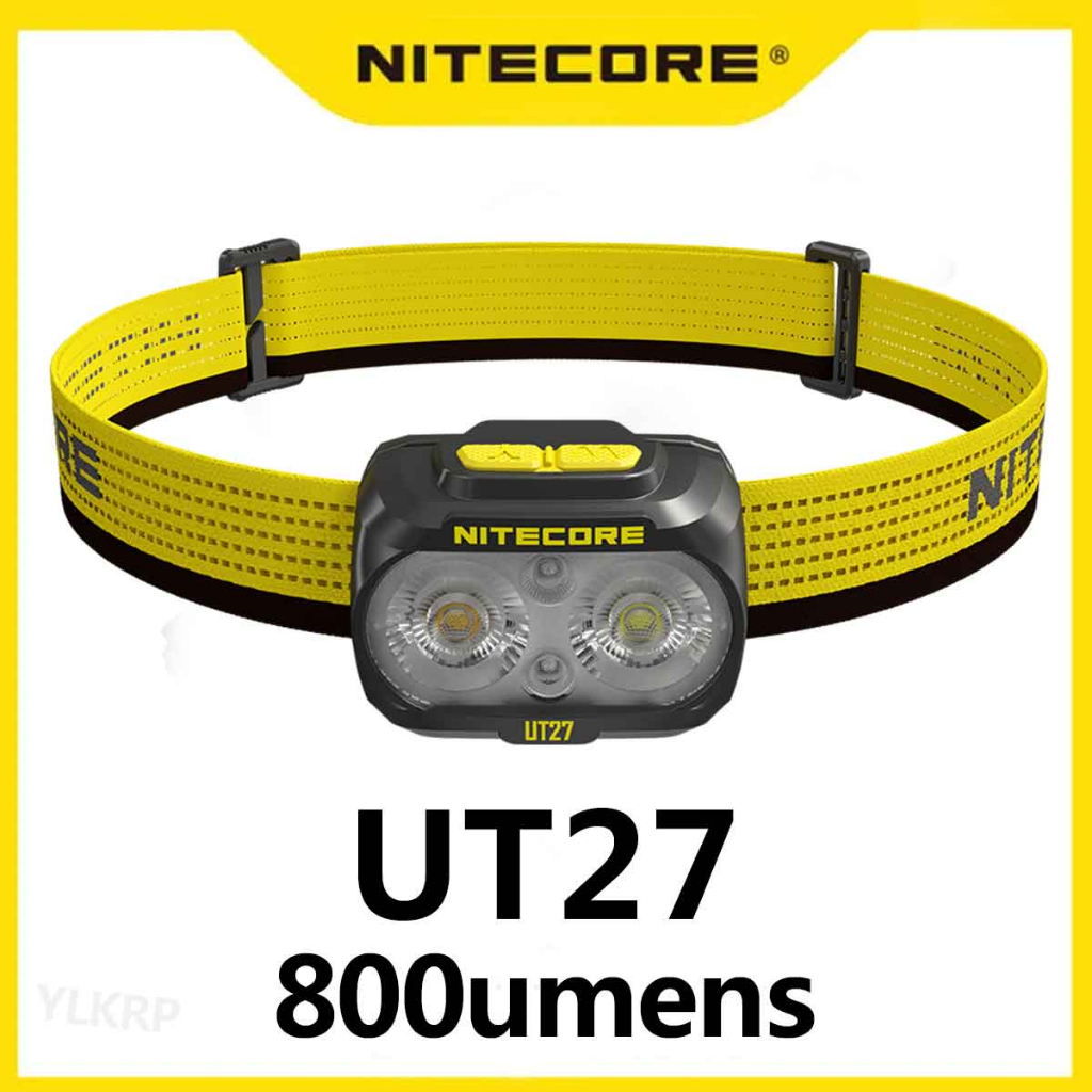 NITECORE UT27 800 Lúmen Faróis De Fonte De Luz Dupla Com Bateria ...