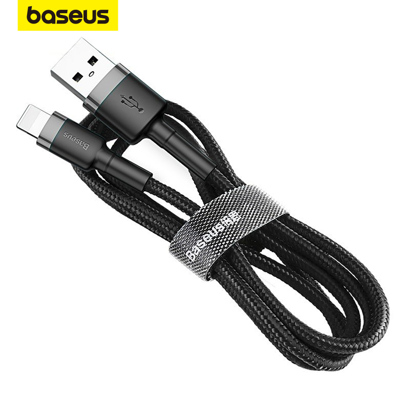 Cabo usb Baseus 2.4A para phone XS, 5 5S SE 6 6S 6 Plus 7 7 Plus 8 8 ...