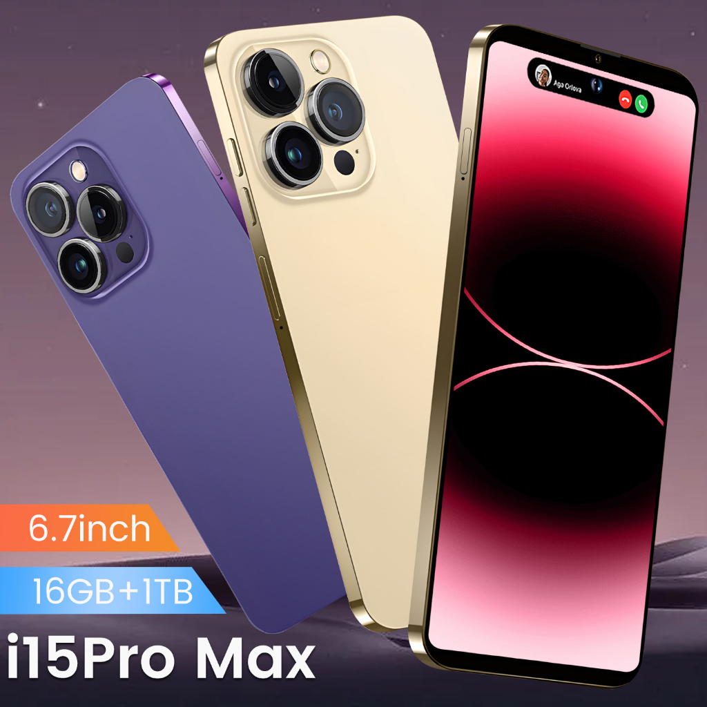 Celular Marca Nova original i15 pro max 5G 16 + 1TB De 6,7 Polegadas De ...