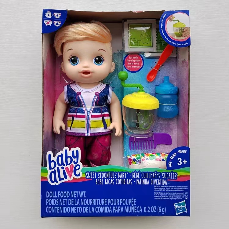 Baby Alive Sweet Spoonfuls Boy Blonde Baby Boy Doll Baby Alive Doces ...